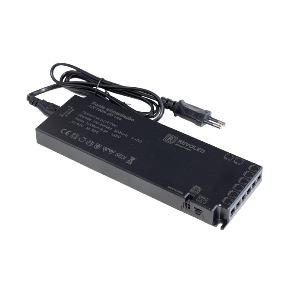 Fonte de alimentação 12V 100W JST Link - REVOLED | REVOLED - Brilhar é ...