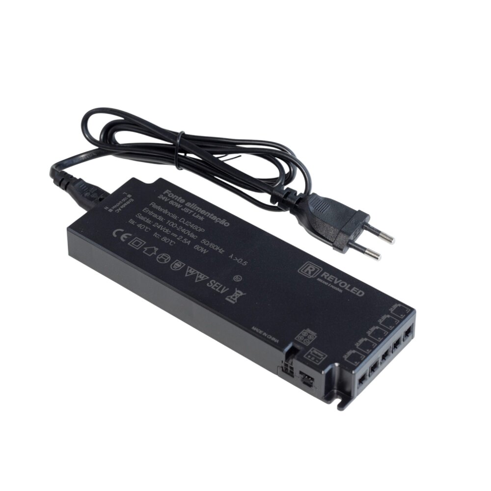Fonte de alimentação 24V 60W JST Link - REVOLED | REVOLED - Brilhar é ...